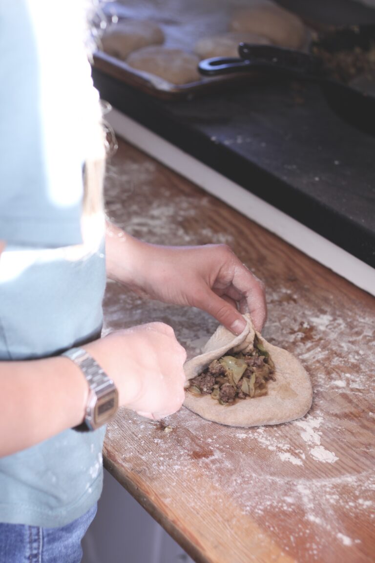 Kraut Bierocks (German Beef and Cabbage Pies) - Our Nomadic Homestead